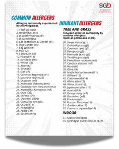 107 Allergytests | Singapore Diagnostics